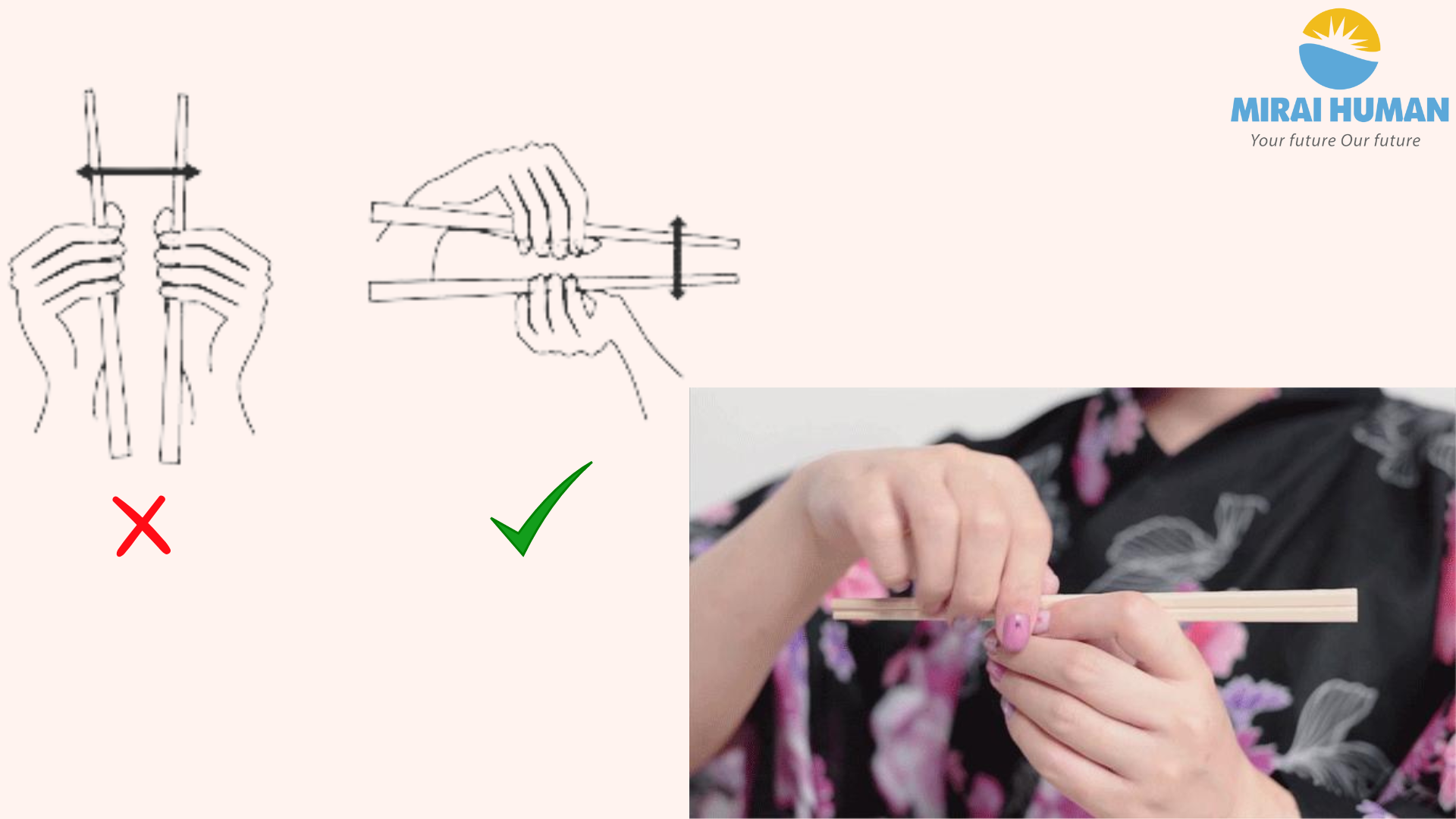 Nguyên tắc dùng đũa của người Nhật